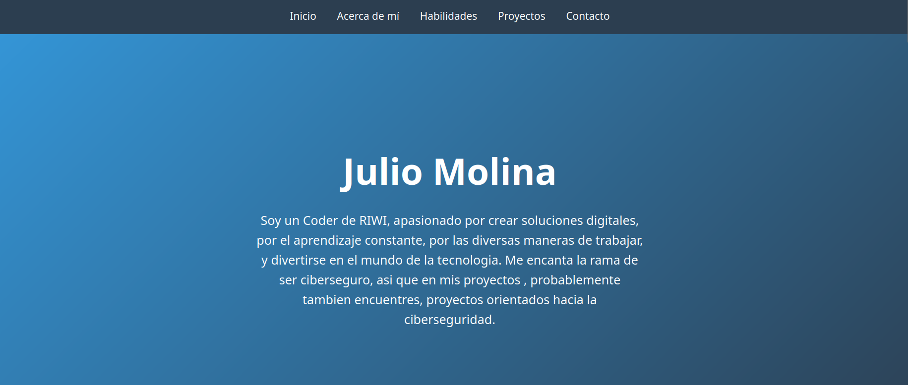 Julio Molina | Portafolio